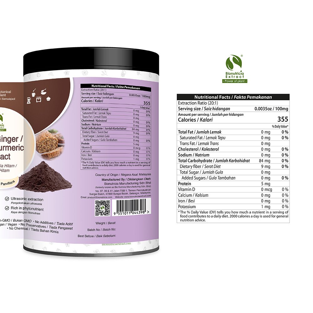 Black Ginger / Black Turmeric (Kaempferia Parviflora) Extract Powder ...