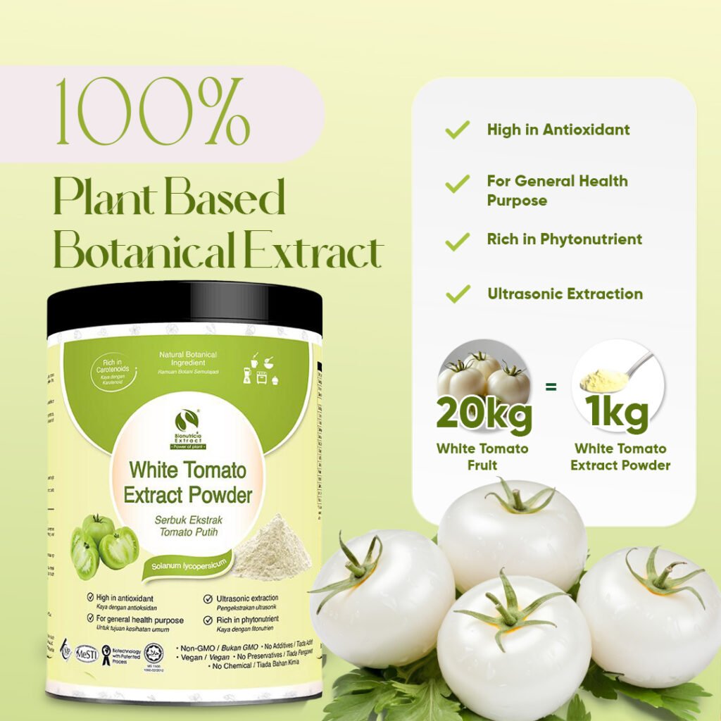 White Tomato (Solanum lycopersicum pulp) Standardized Extract